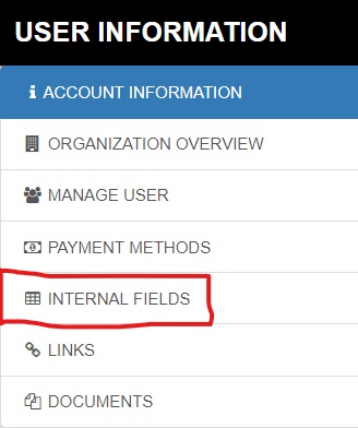 Admin- Internal Fields – FormReleaf Resource Center